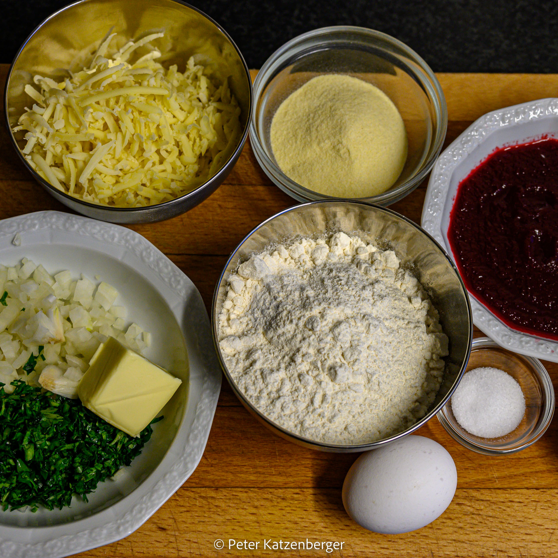 Rote Beete Knöpfle - Bistro Global