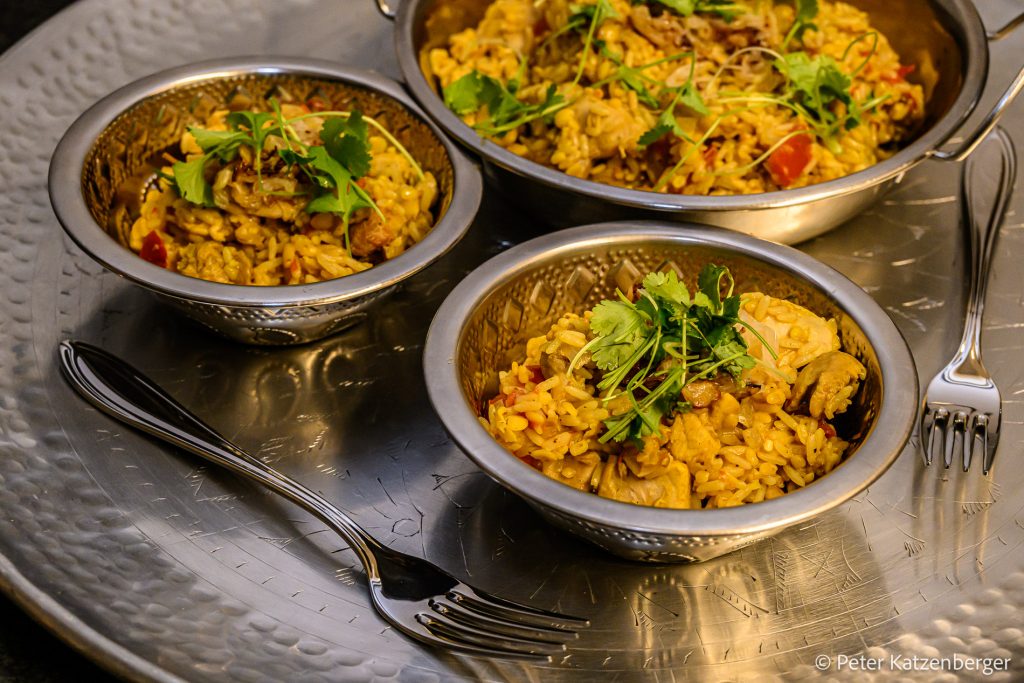 Khichuri mit Huhn - ein Gericht aus Bangladesch - Bistro Global